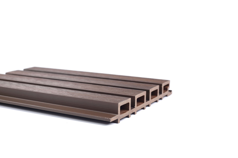 Composite Wall Cladding Walnut – Timber-Style Exterior – Available in